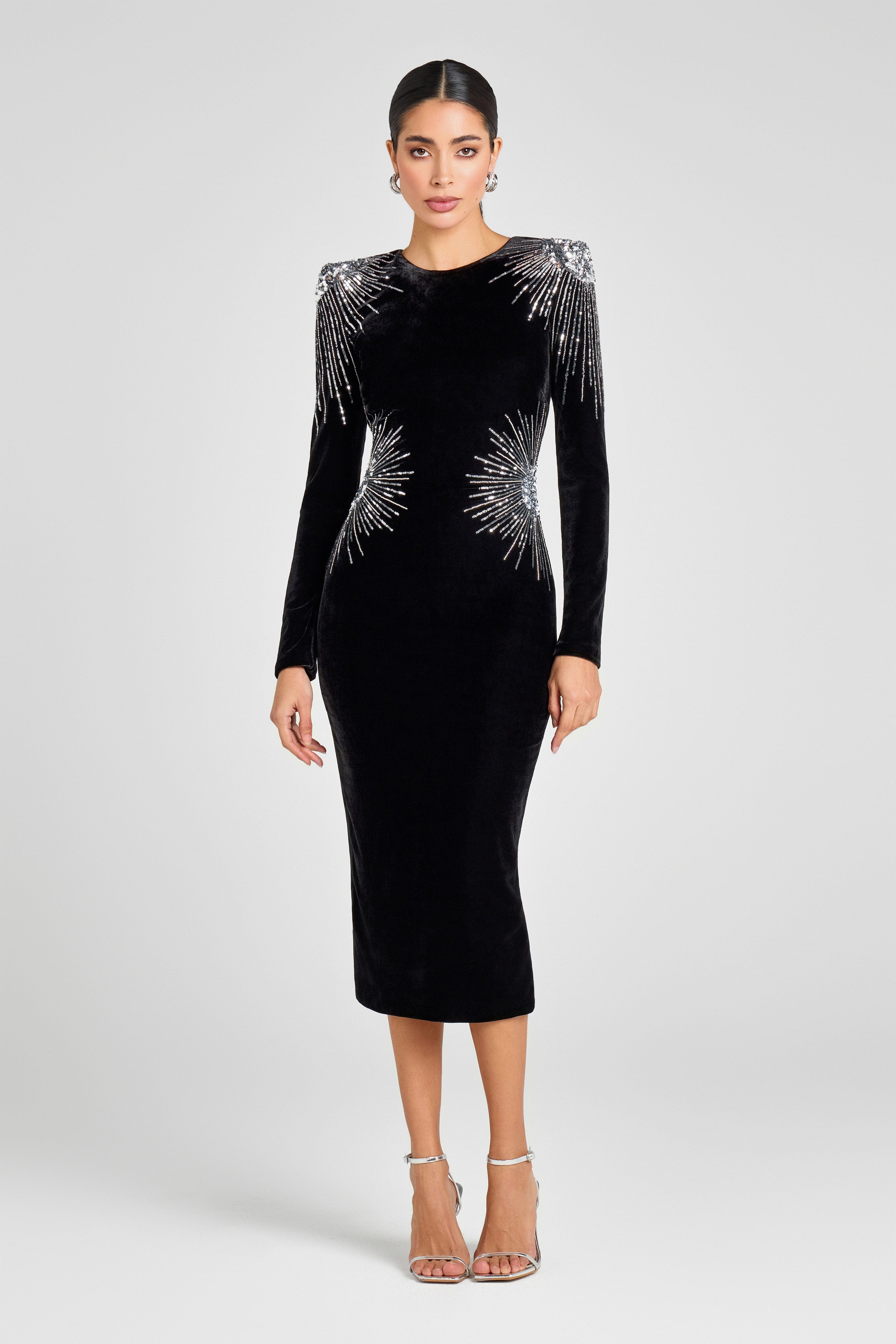 Ellie Black Dress | NADINE MERABI