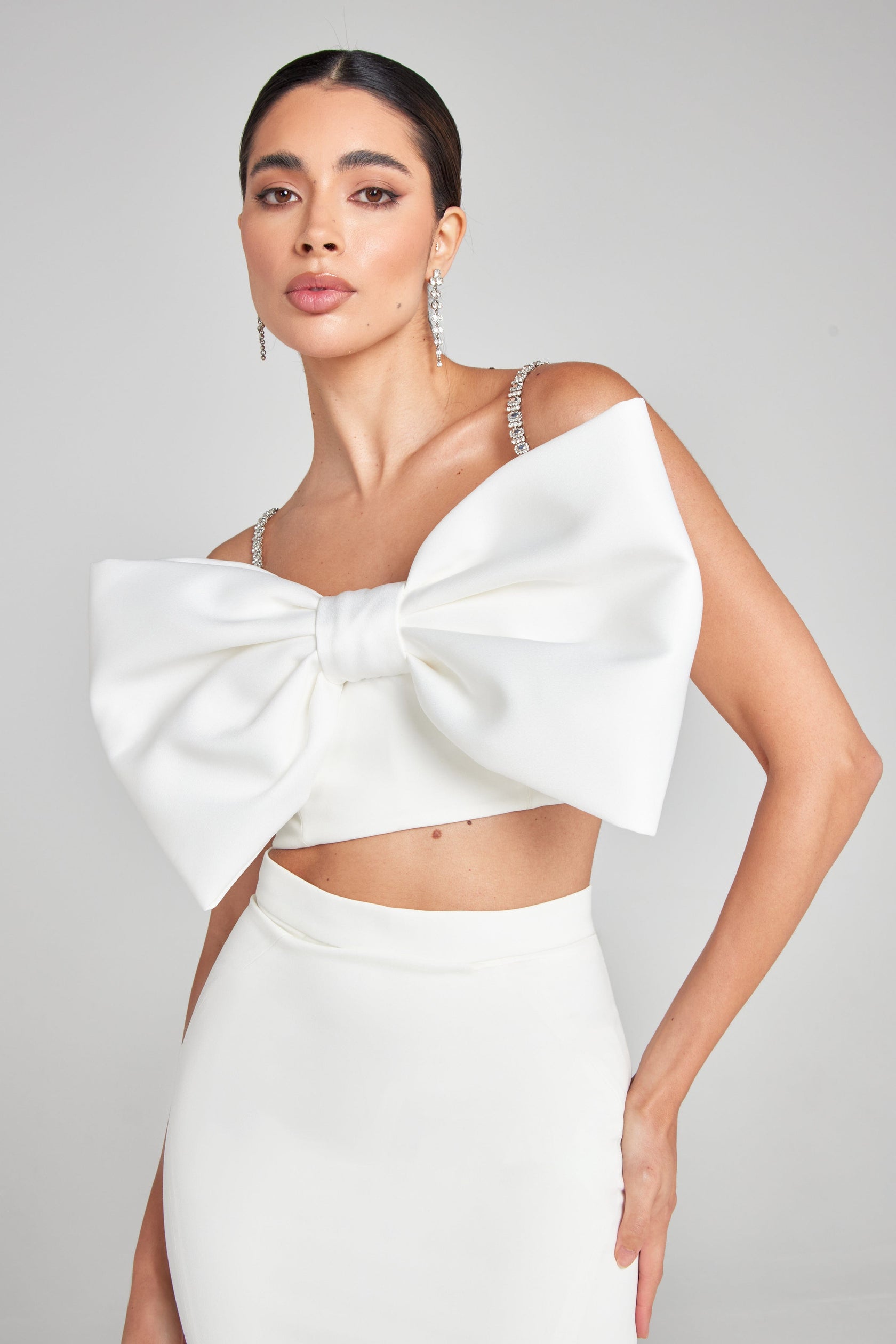 Isobel White Top | NADINE MERABI