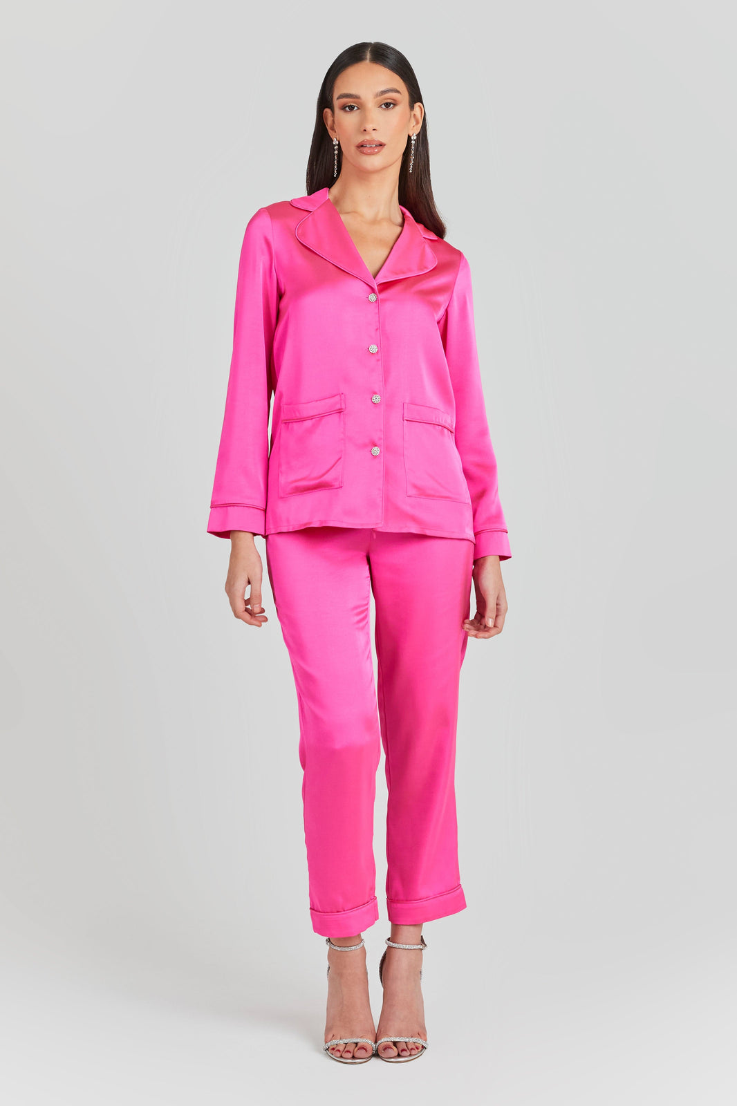Women’s Satin Pajamas – NADINE MERABI