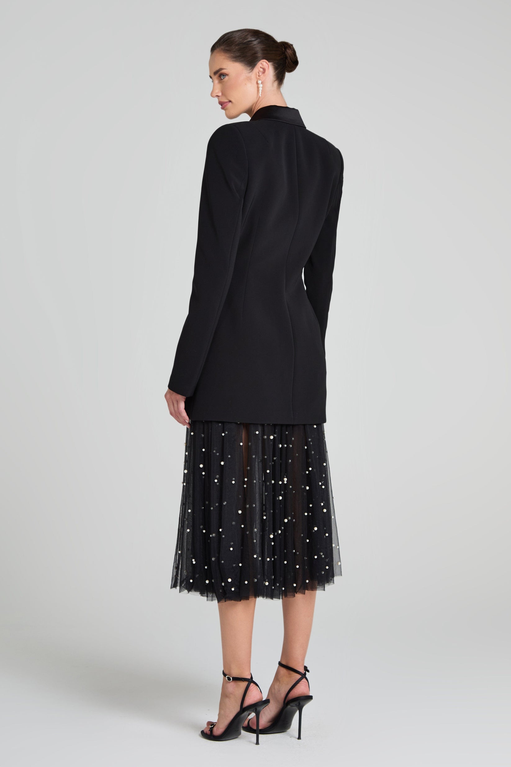 Blake Black Skirt | NADINE MERABI