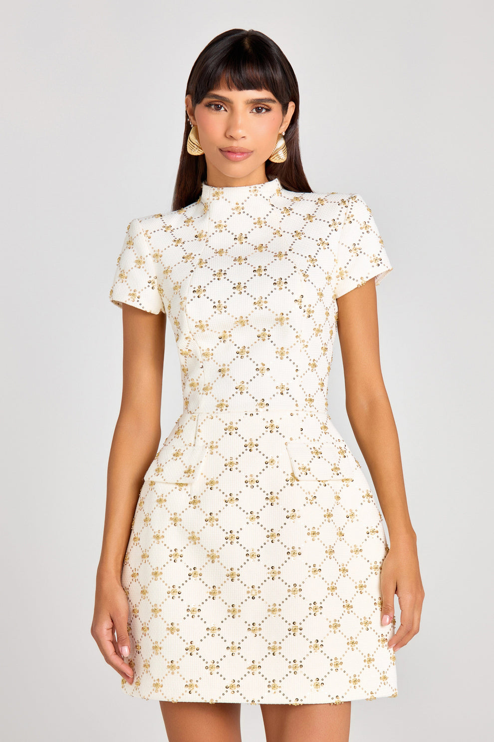 Morgan Ivory Dress | NADINE MERABI