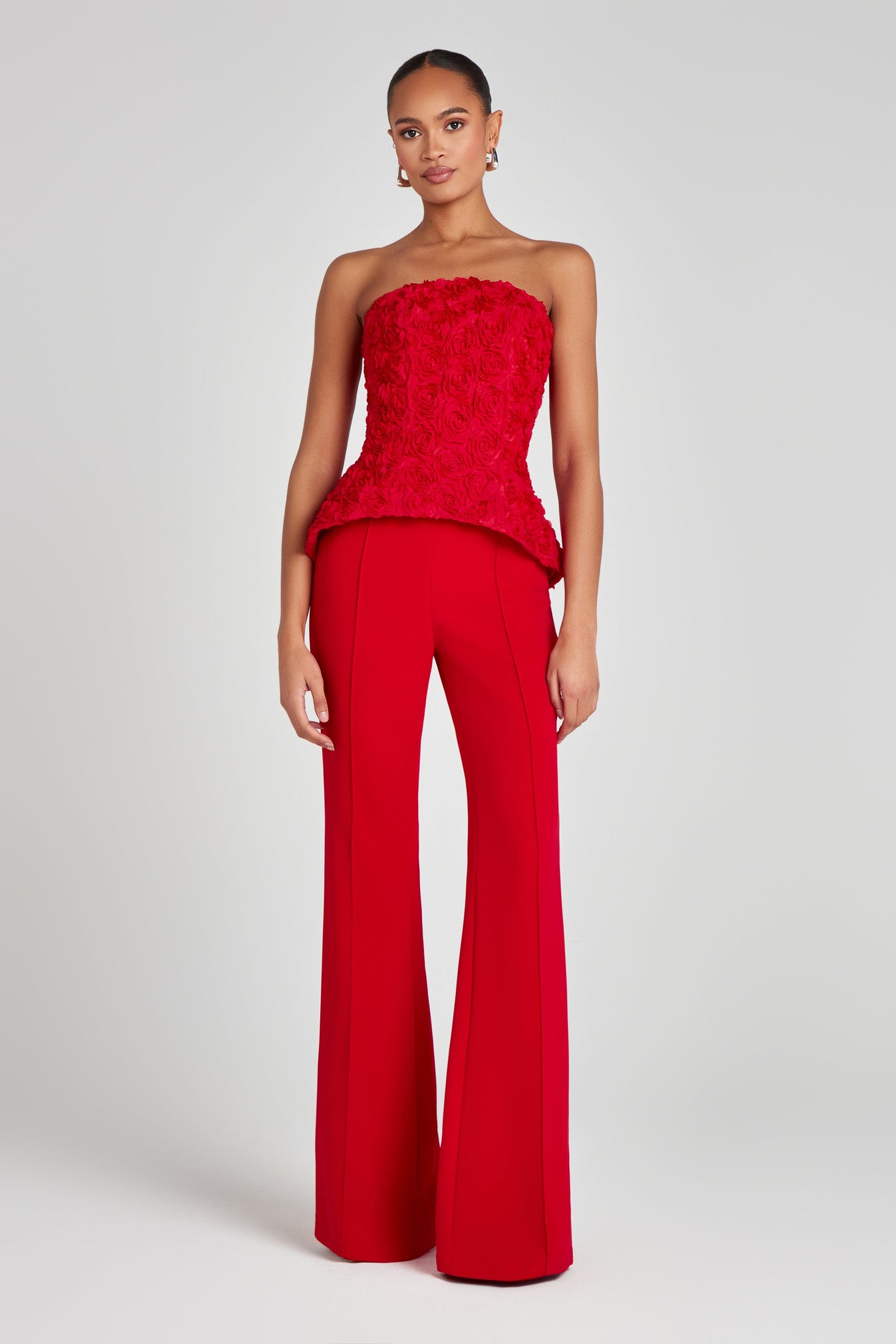 Charlotte Red Pants | NADINE MERABI