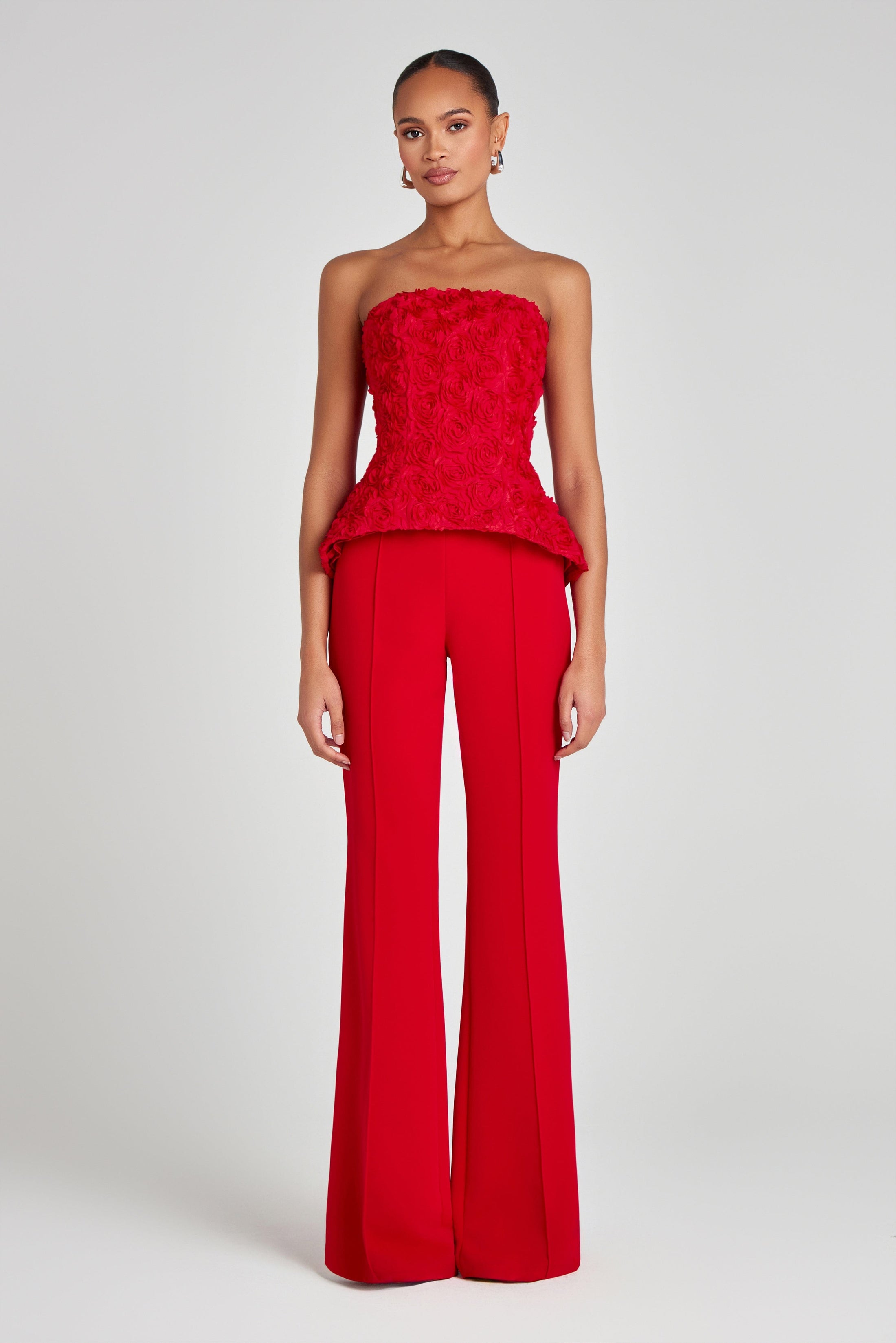 Charlotte Red Pants | NADINE MERABI