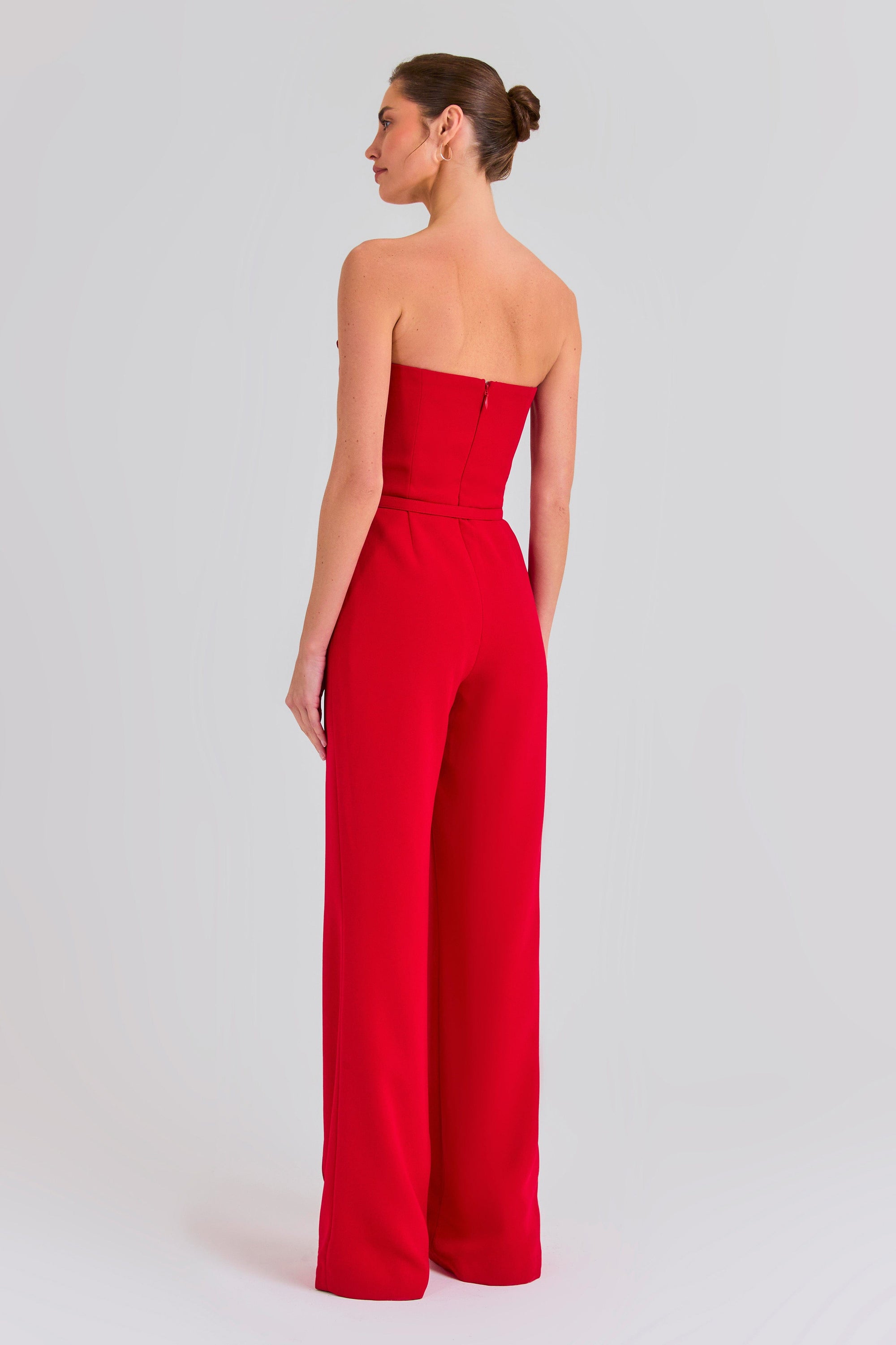 Vanessa Red Jumpsuit | Jumpsuits | NADINE MERABI