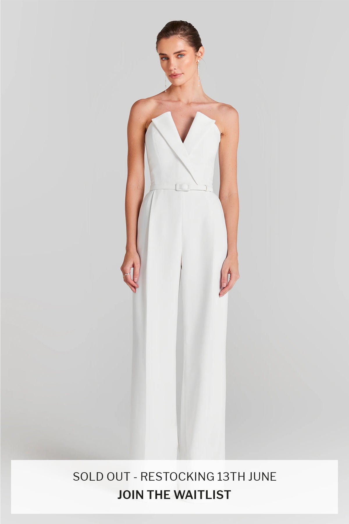 Vanessa White Jumpsuit – NADINE MERABI